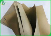 China Recycled Pulp 200g 220g Brown color Kraft Liner Paper Roll For Making Carton for sale