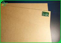 China High Stiffness 126gsm Recycled Brown Kraft Paper For Making Wrapping Boxes for sale