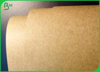 China High Stiffness 126gsm Recycled Brown Kraft Paper For Making Wrapping Boxes for sale