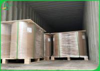 China Natural Brown 300gsm+15g PE Coated Kraft Paper Roll For Food Wrapping Boxes for sale