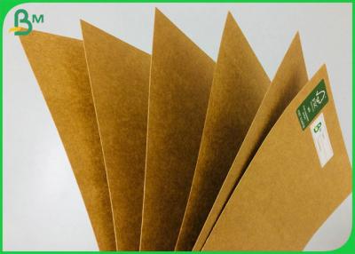 China Virgin Pulp Reel Type Brown Kraft Paper 300gsm 350gsm For Gift Boxes for sale