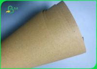 China Customized Size Brown Kraft Paper Roll 70gr - 300gsm For Shopping Bag for sale