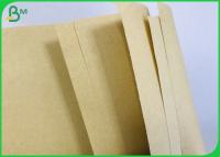 China Food Grade Paper Rolls 42gsm 50gsm Brown Papel Kraft 110cm 125cm Width for sale