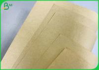 China Food Grade Paper Rolls 42gsm 50gsm Brown Papel Kraft 110cm 125cm Width for sale