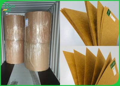 China 350g 400g Hight Strength Brown Kraft Paper Food Grade For Notebook Covers for sale