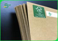 China Natural Kraft Liner Board In Sheet 300gsm 350gsm For Boxes Packing for sale