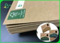China 200GSM 250GSM Eco - Friendly Brown Kraft Packaging Paper For Soap Boxes for sale
