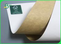 China 300gsm 365gsm FDA Clay Coated Kraft Back For Food Wrapping Box for sale