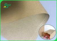 China 80gr 120gr Brown Kraft Paper Recycled Pulp For Groceries Bag for sale