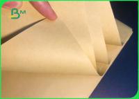 China 80gsm 100gsm Brown Virgin Bamboo Pulp Paper Raw Material For Envelope for sale