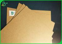 China Sheet Packing Recycled Based Brown Kraft Paper Roll For Flower Sleeves for sale