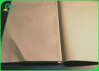 China Recylabed Unbleached Brown Kraft Paper Roll 65gsm 110gsm 120gsm 30