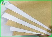 China FDA Approved 250g 365g White Lined Coated brown Back Kraft Liner Board For Food Package for sale