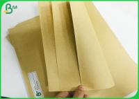 China Bamboo Based Fiber Eco Paper 60g 100g Unbleached Craft Paper Jumbo roll for sale