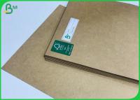China Packing 200g 300g 350g Sheet Brown Virgin Craft Paper Board For Food Tray for sale