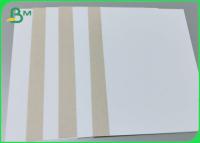 China White With Gray Back Duplex Paper Recycled Pulp 200g 300g 400g for sale