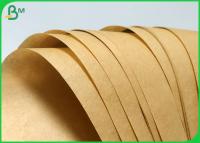 China Good Stiffness Unbleached Wrapping Kraft Paper For Food Grade Approved for sale