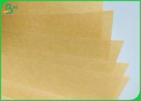 China Good Stiffness Unbleached Wrapping Kraft Paper For Food Grade Approved for sale