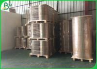 China Good Stiffness Unbleached Wrapping Kraft Paper For Food Grade Approved for sale