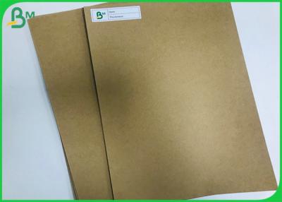 China 80gsm 140gsm Recycled Wood Pulp Unbleached Kraft Paper Roll For Wrapping for sale