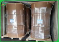 China 80gsm 140gsm Recycled Wood Pulp Unbleached Kraft Paper Roll For Wrapping for sale