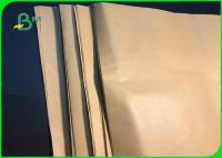 China 100% Safe Natural Bamboo Kraft Paper 40gsm 50gsm For Food Packages for sale