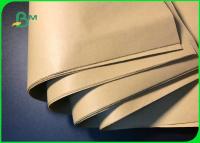 China 100% Safe Natural Bamboo Kraft Paper 40gsm 50gsm For Food Packages for sale