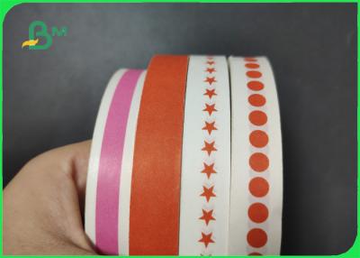 China Food Grade 60gsm 120gsm Color Straw Paper Roll For Drinking Non - Toxic for sale