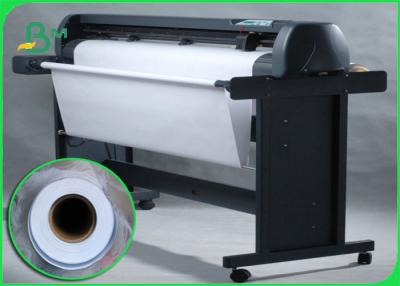 China 36 X 500ft Recyclable 80gsm White Plotter Paper For Architecture and Engineering for sale