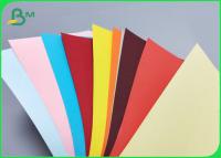 China Beautiful 80 / 110 / 220gsm Stable Color Bristol Card For Photo Album Colored Books for sale