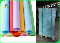 China 180gsm 230gsm 250gsm Uncoated Color Cardboard For Gift Packing Smooth Surface for sale