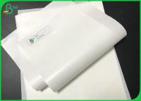 China 30gsm To 60gsm coated Mg Bleached Kraft White Paper Roll for Food packing for sale