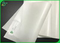 China 30gsm To 60gsm coated Mg Bleached Kraft White Paper Roll for Food packing for sale