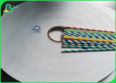 China 60 / 120 GSM Plastic & Dye Free Solid White MG Kraft Paper For Paper Straws for sale