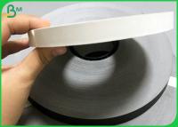 China Bottom Paper 13.7mm 14mm Width 120gram Blank White Color Kraft Paper For Straw Tube for sale