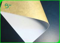 China Greaseproof 300gr 325gr White Top Clay Kraft Back Food Box Paper Board for sale