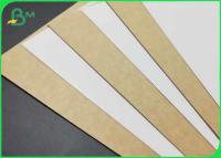 China Wood Packing Box Material White with Brown Back Food Grade Kraft Paper for sale