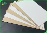 China Wood Packing Box Material White with Brown Back Food Grade Kraft Paper for sale