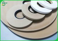 China FDA Certified 60g 15mm Brown Straw Paper Rolls Grade AA As Drinking Material for sale