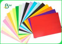 China 180g 220g Uncoated Colorful Handcraft Paper For Children DIY Good Toughness for sale