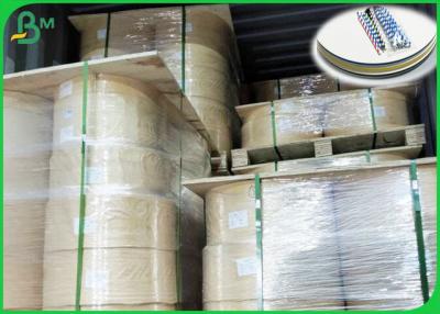 China 15mm Juice Straw Paper Reels Color Stripes Food Grade Approved For Drinking for sale