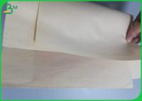 China 1100mm Brown Chocolate Wrapping Craft Paper 50gsm Food Grade Certified In Rolls for sale