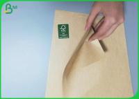 China 1100mm Brown Chocolate Wrapping Craft Paper 50gsm Food Grade Certified In Rolls for sale