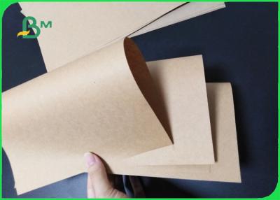 China FDA 50gsm Food Grade Brown Kraft Butcher Paper Roll 900 - 1600mm for sale