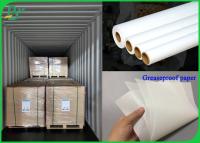 China Oil proof 35gsm 38gsm Greaseproof Paper For Hamburg Wrapping Food Grade for sale