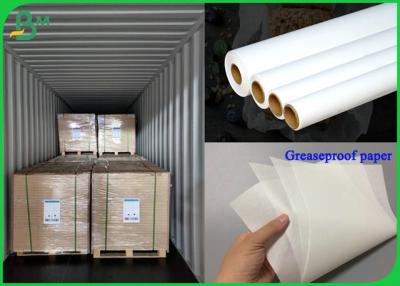 China Oil proof 35gsm 38gsm Greaseproof Paper For Hamburg Wrapping Food Grade for sale