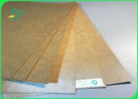 China 270gsm + 18g PE Coated Kraft Board High Strength For Snack Takeaway Boxes for sale