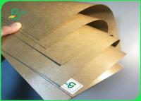 China 270gsm + 18g PE Coated Kraft Board High Strength For Snack Takeaway Boxes for sale