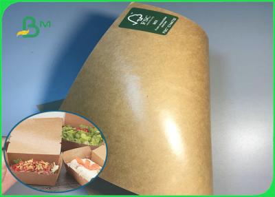 China 270gsm + 18g PE Coated Kraft Board High Strength For Snack Takeaway Boxes for sale