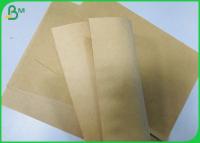 China Food Grade 60gsm 120gsm Unbleached brown Papel Kraft Roll For Paper Bolsas for sale